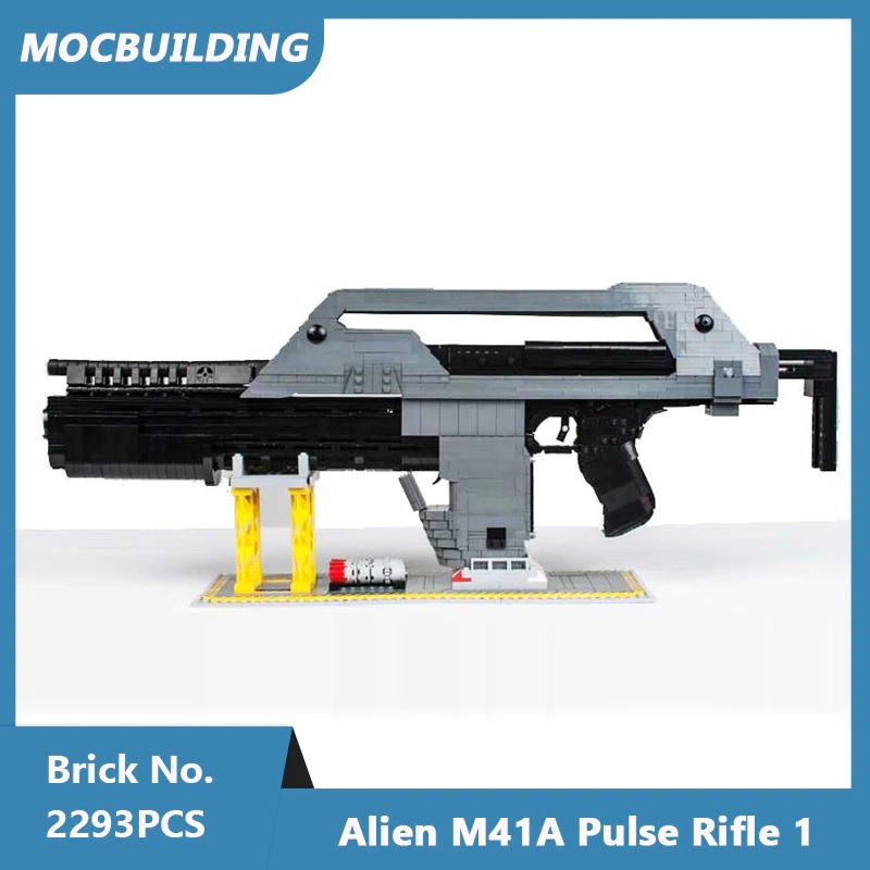 AliExpress Blocks: Aliens M41A Pulse Rifle MOC Build – Down The Blocks