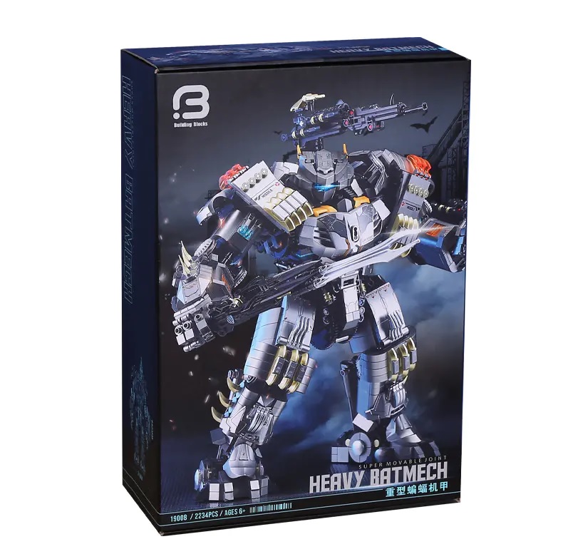 Brick Element 19008: Heavy Batmech Justice Buster – Down The Blocks