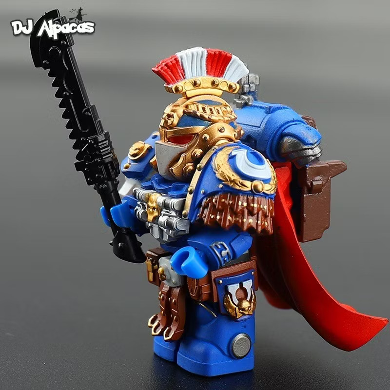 lego warhammer 40k space marines ultramarines with crest side – Down ...